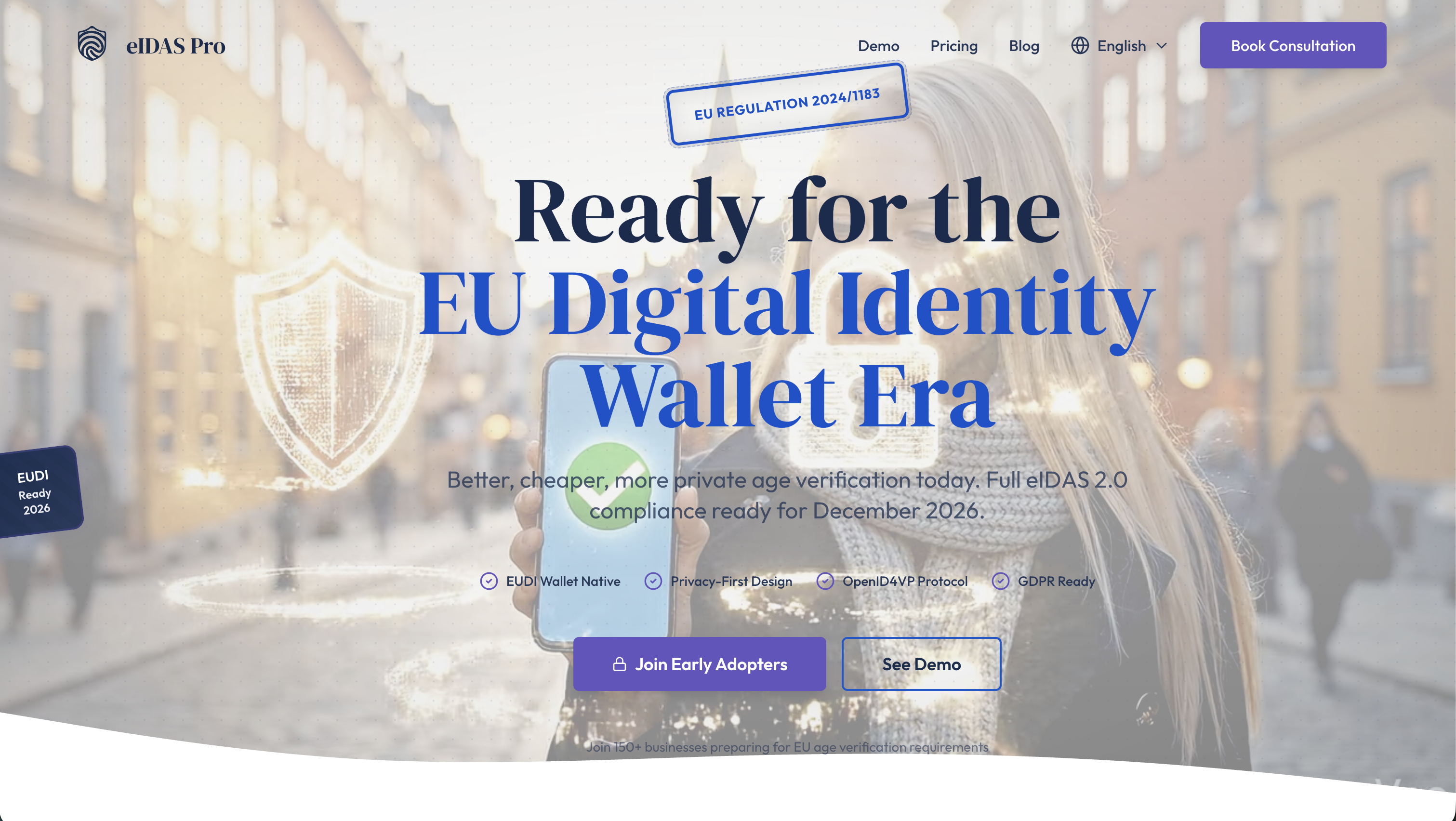 eIDAS Pro - Vérification d'identité numérique européenne